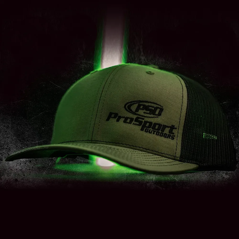 PSO Loden Green & Black Richardson 112 Snap Back Hat